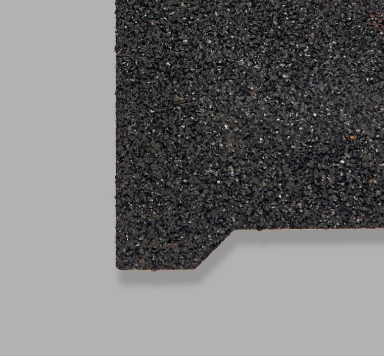 Resilient rubber flooring for walkways - TerraTuf Paver Dog Bone