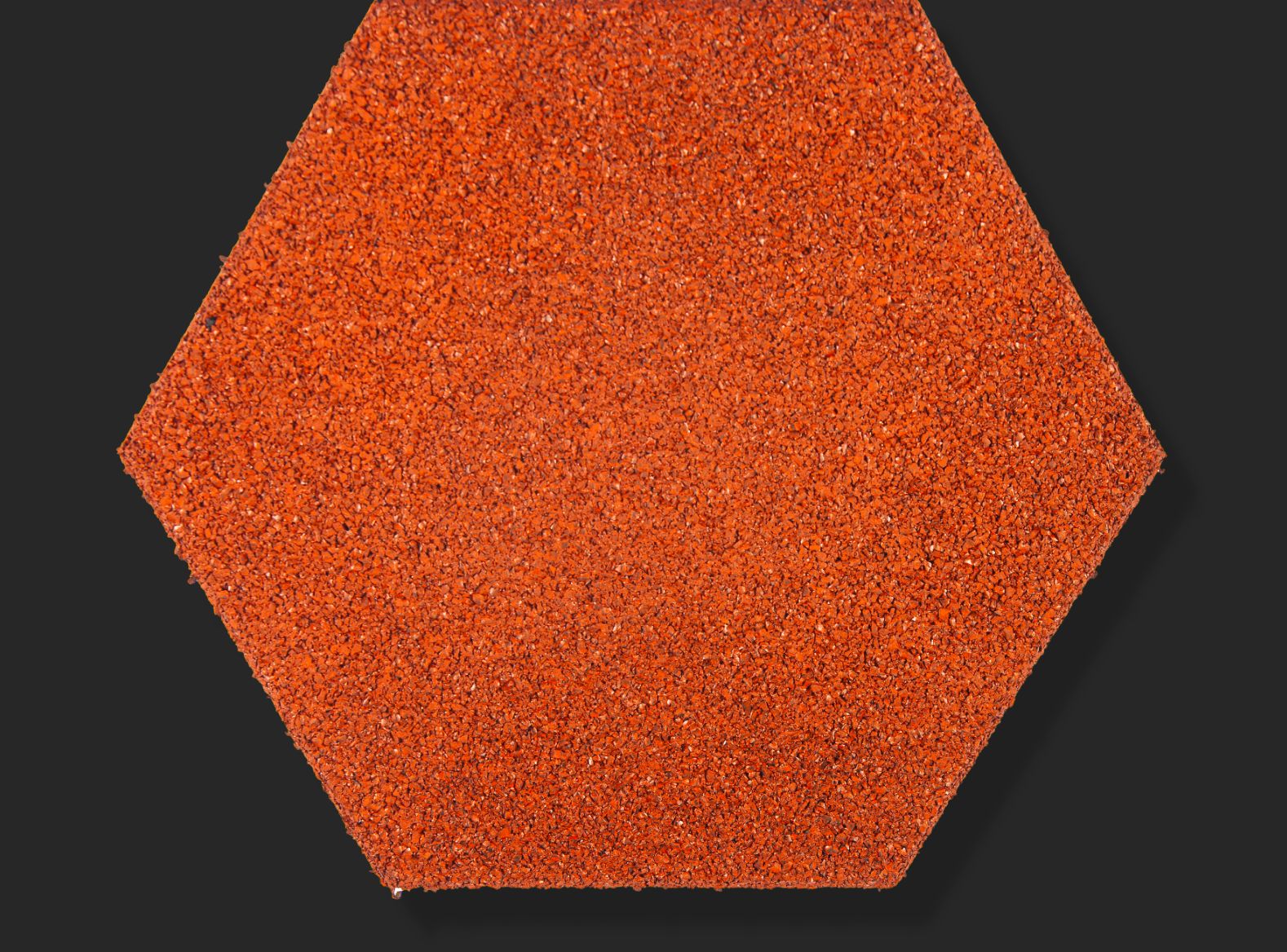 Resilient rubber flooring for walkways - TerraTuf Pavers Hexagon